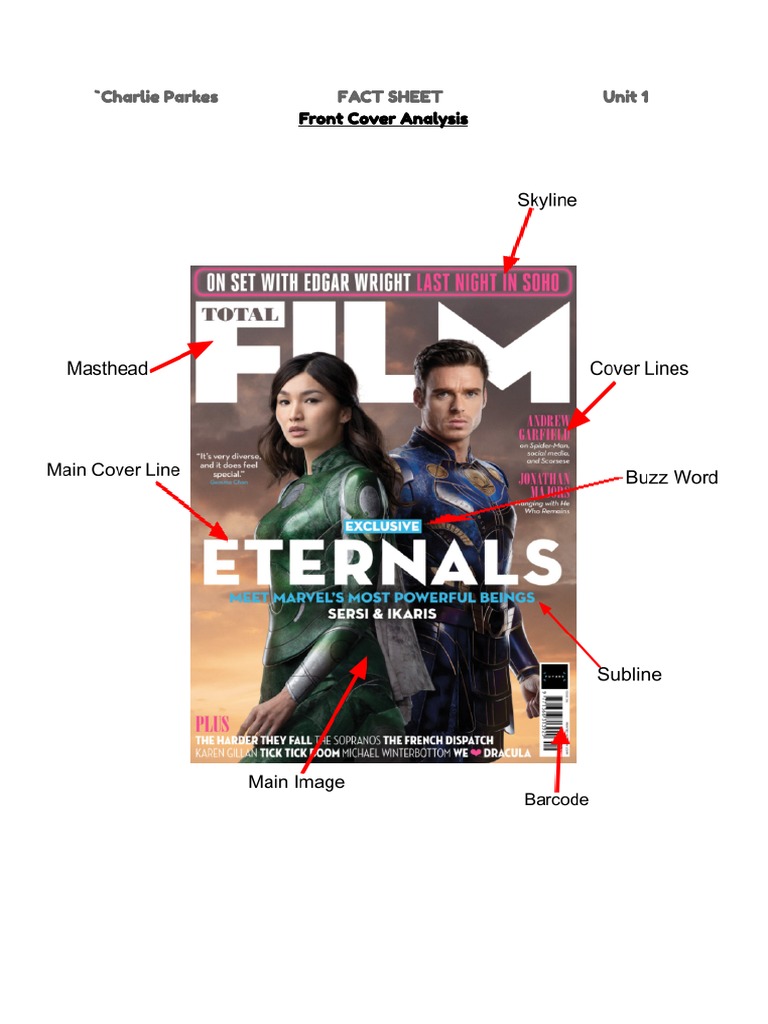 Front Cover Analysis | PDF | Page Layout