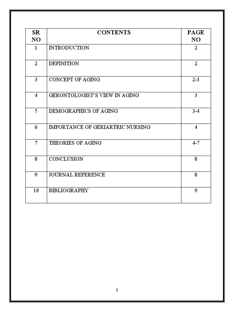 Theories of Aging Final | PDF | Ageing | Gerontology