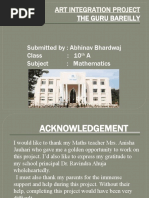 Sikkim Art Integrated Maths Project | PDF | Carpet | Wood Carving