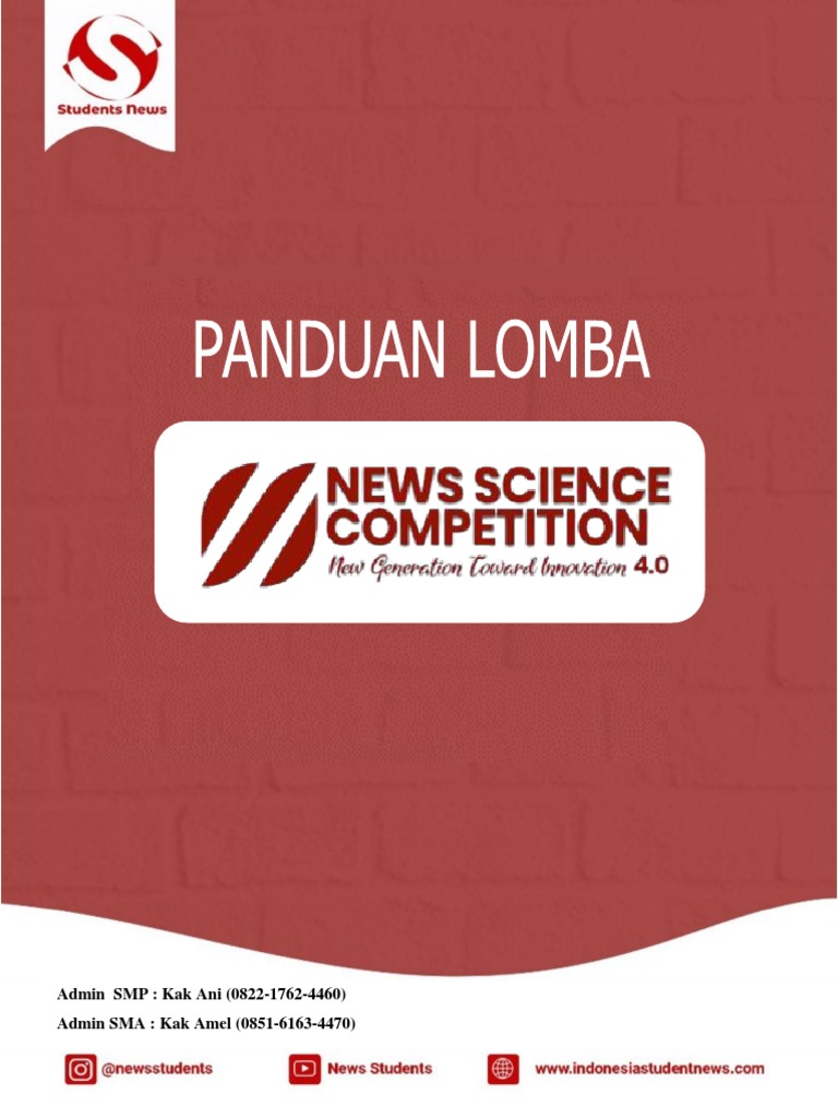 Panduan Lomba NSC 2021 | PDF