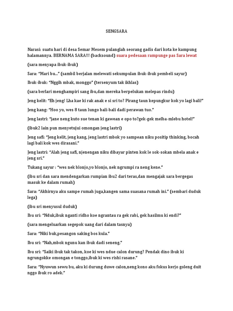 Naskah Sengsara | PDF