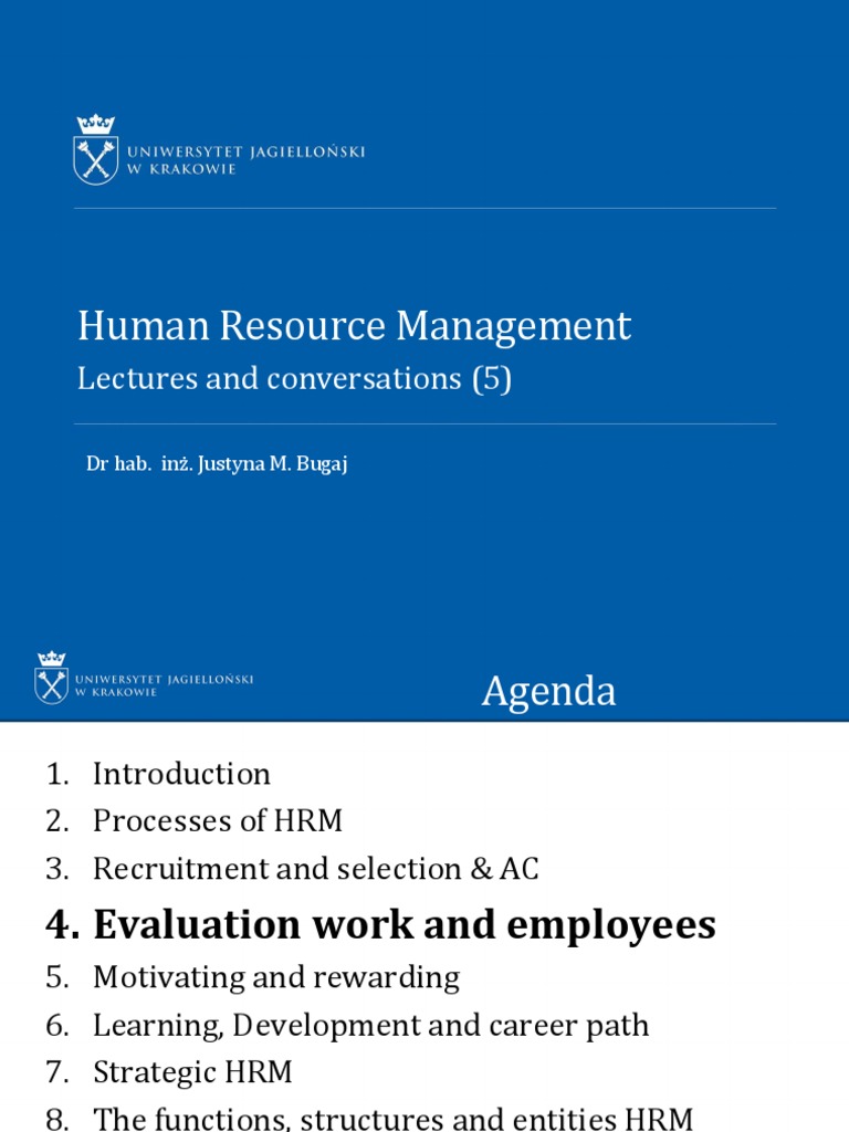 HRM Evaluation | PDF | Performance Appraisal | Human Resource Management