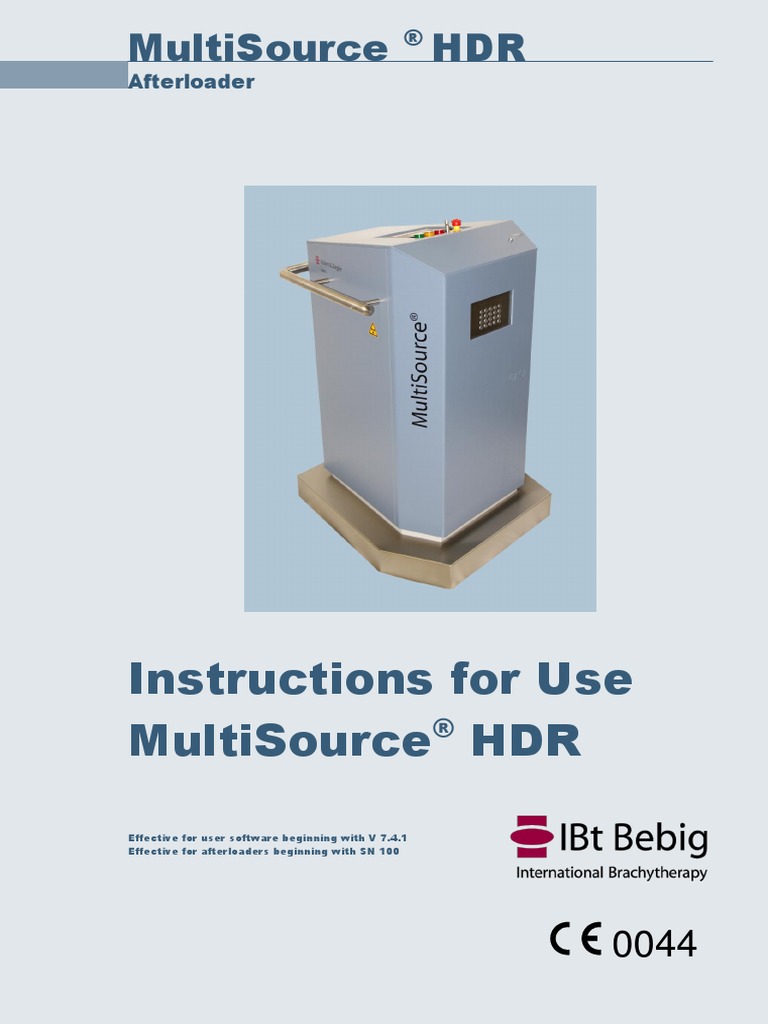 Braaquiterapia - MS - User Manual - 7.4.1 - English | PDF | Radioactive ...