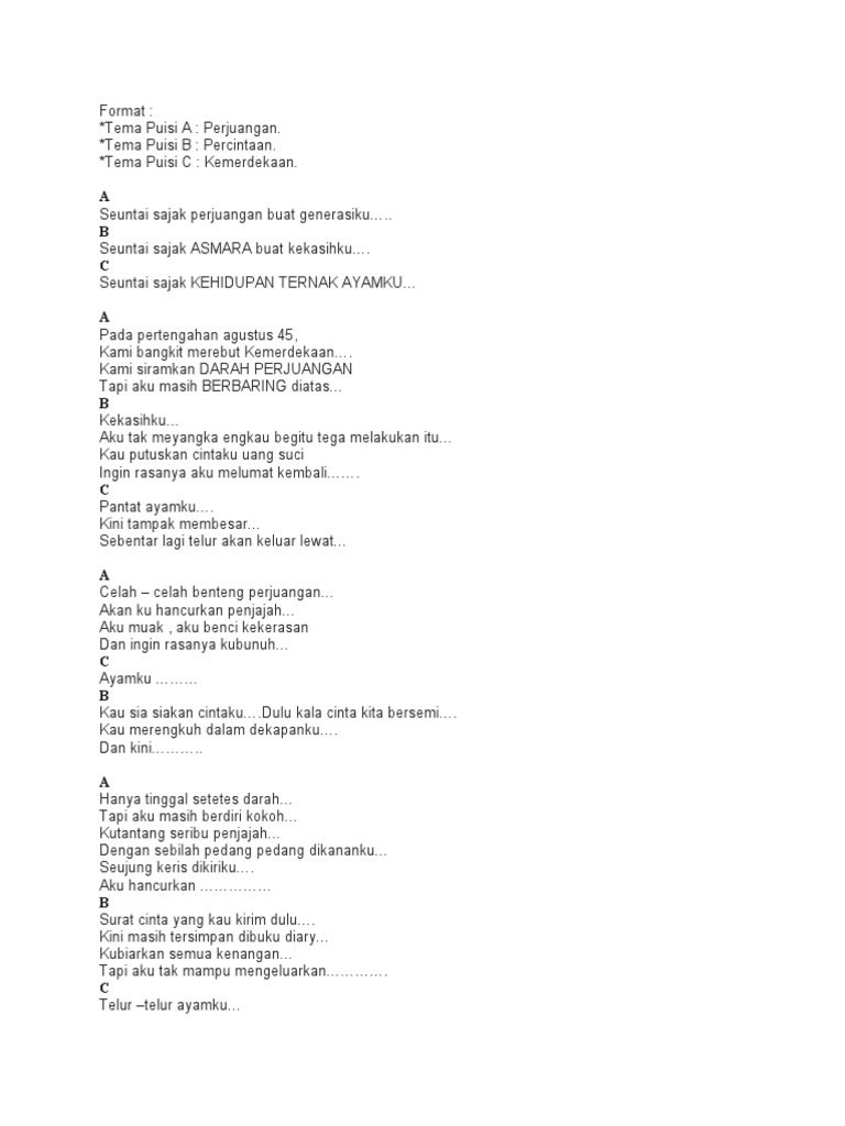 Puisi Pdf