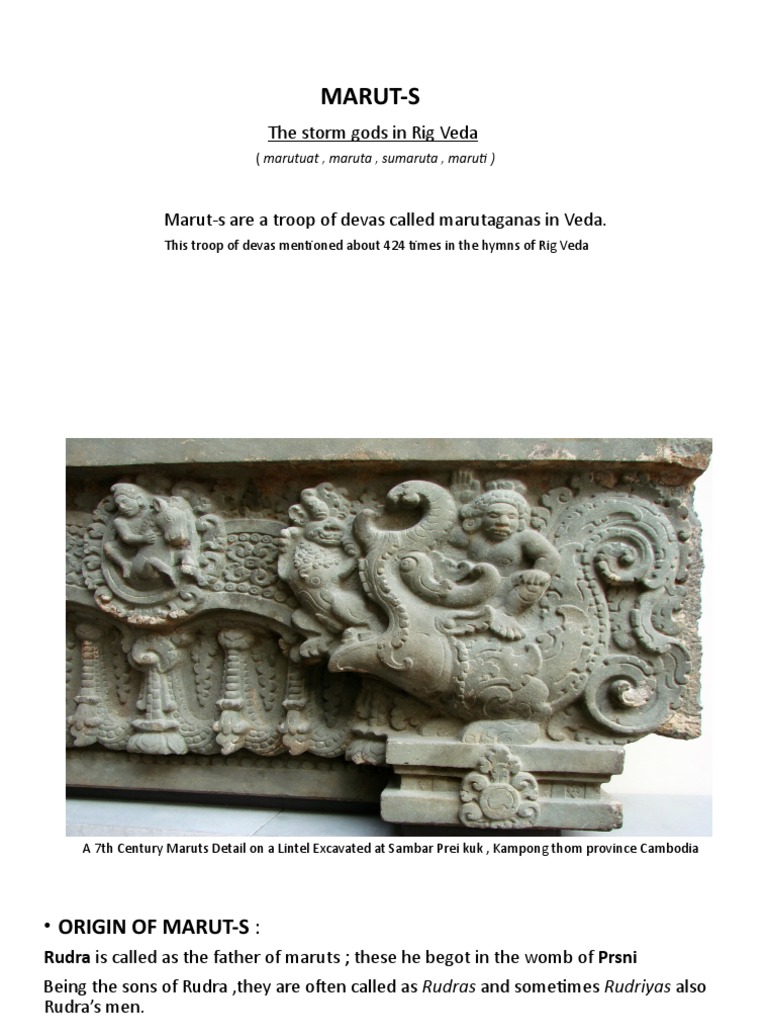 Maruts: The Storm Gods of Rig Veda | PDF