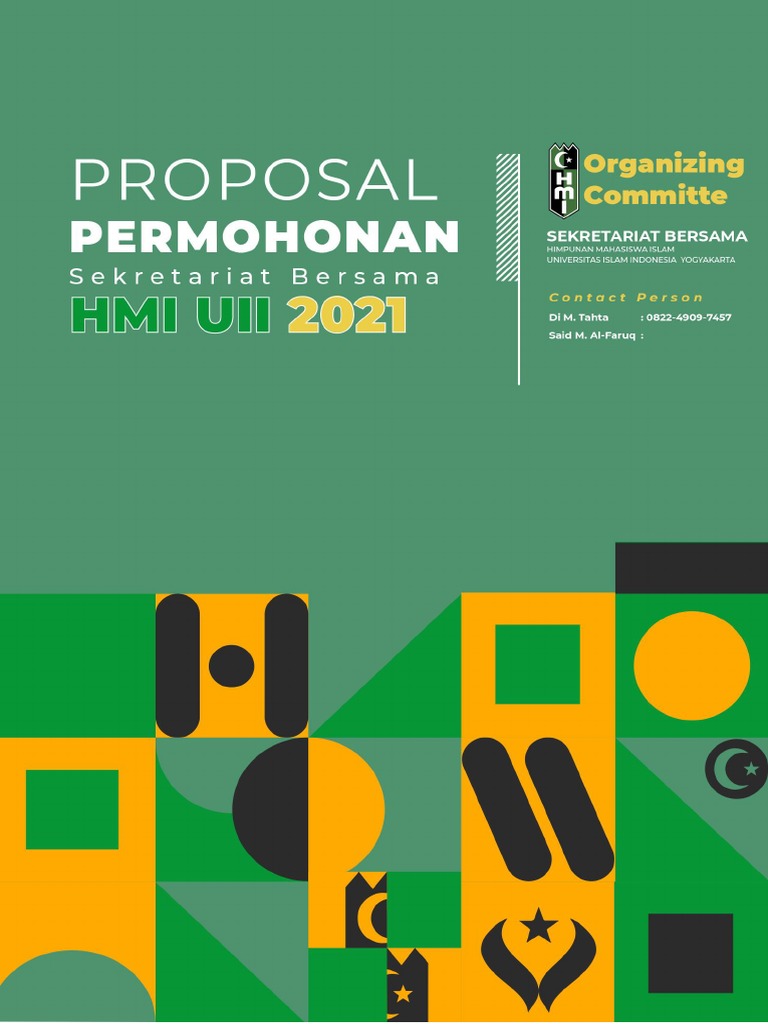 Proposal Sekber HMI UII-1 | PDF