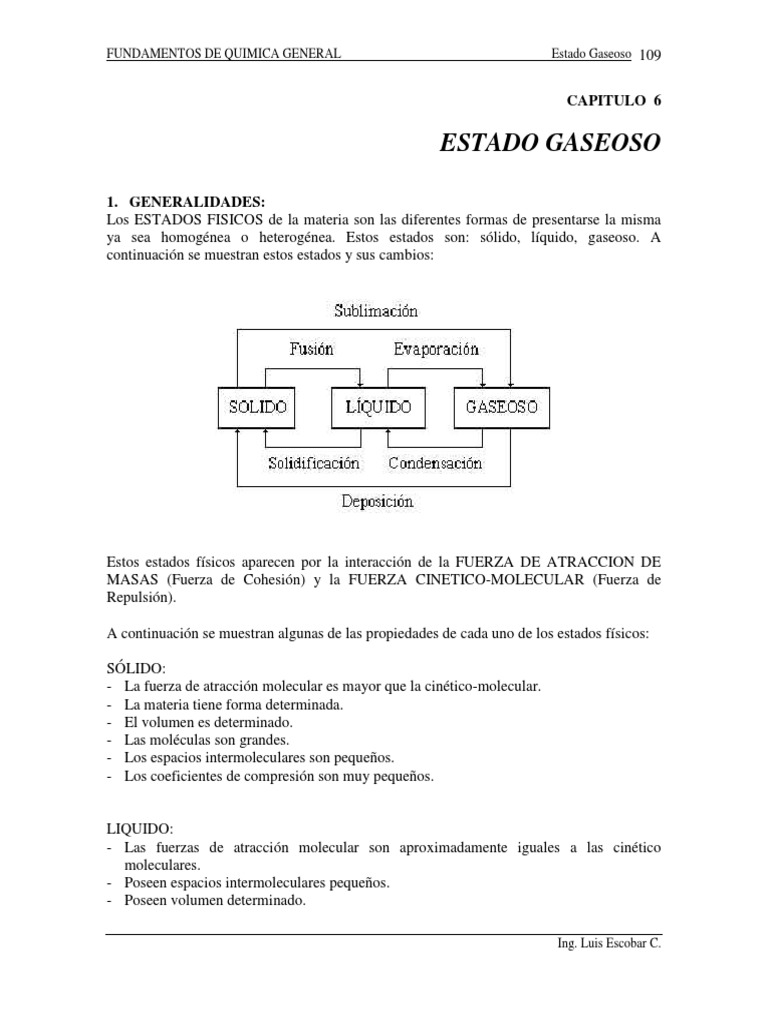 Estado Gaseoso 2 | PDF | Gases | Fahrenheit
