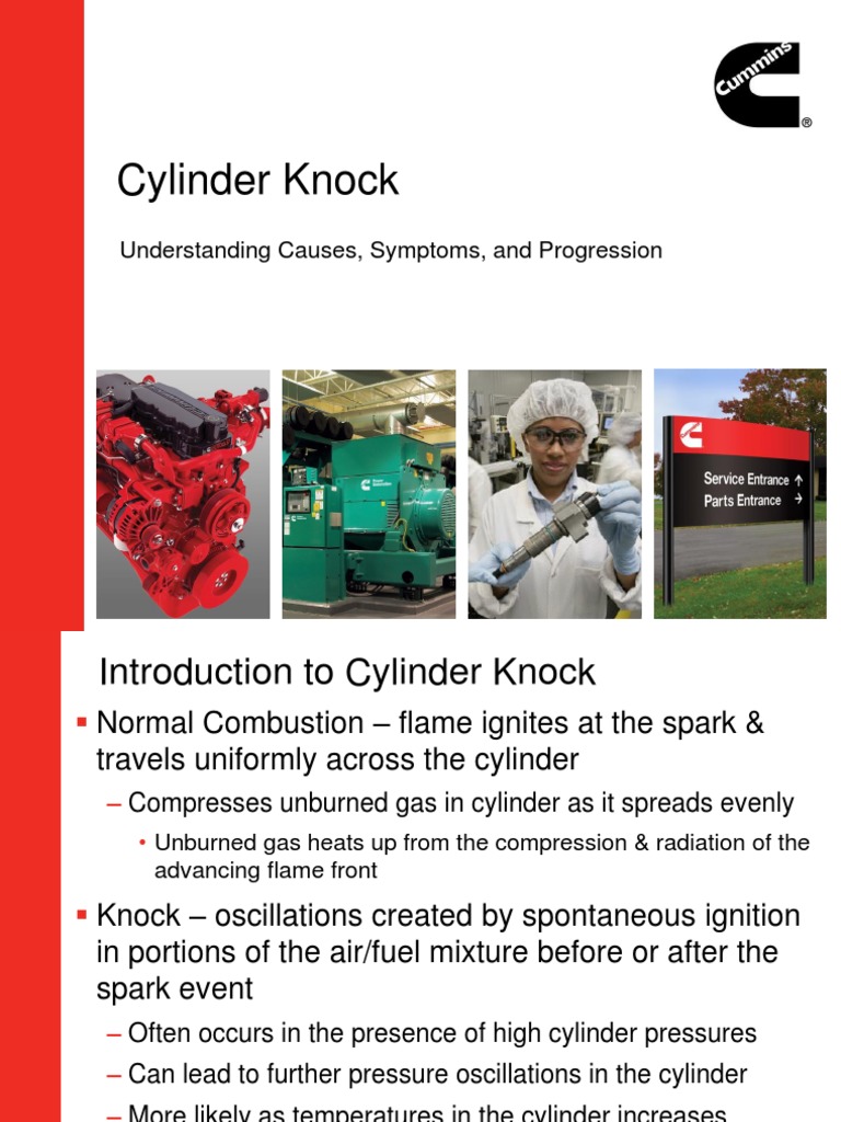 Cylinder Knock: Understanding Causes, Symptoms, and Progression | PDF ...
