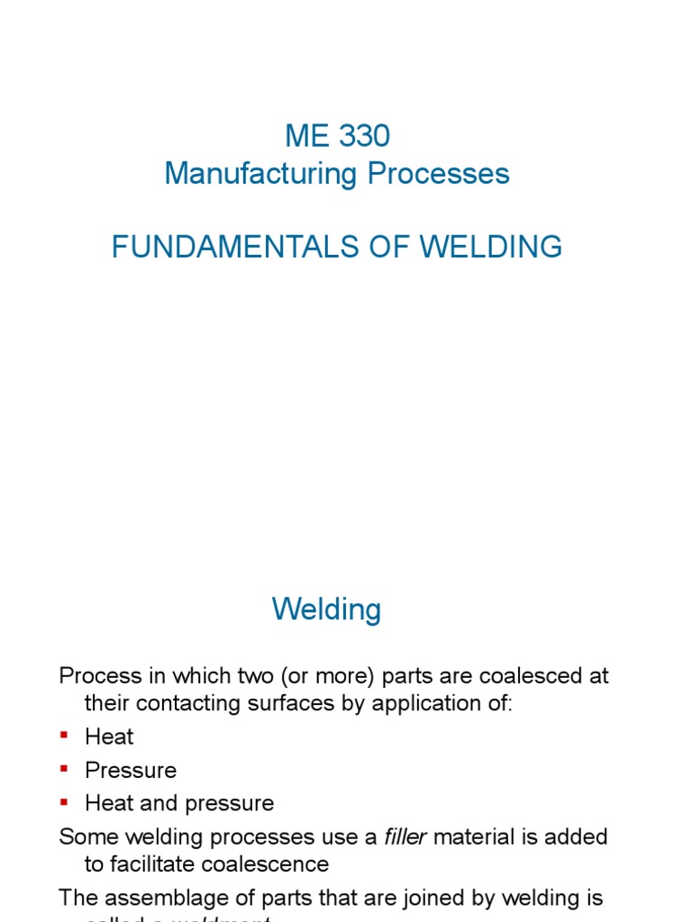 CH 29-Fundamentals of Welding | PDF | Construction | Welding