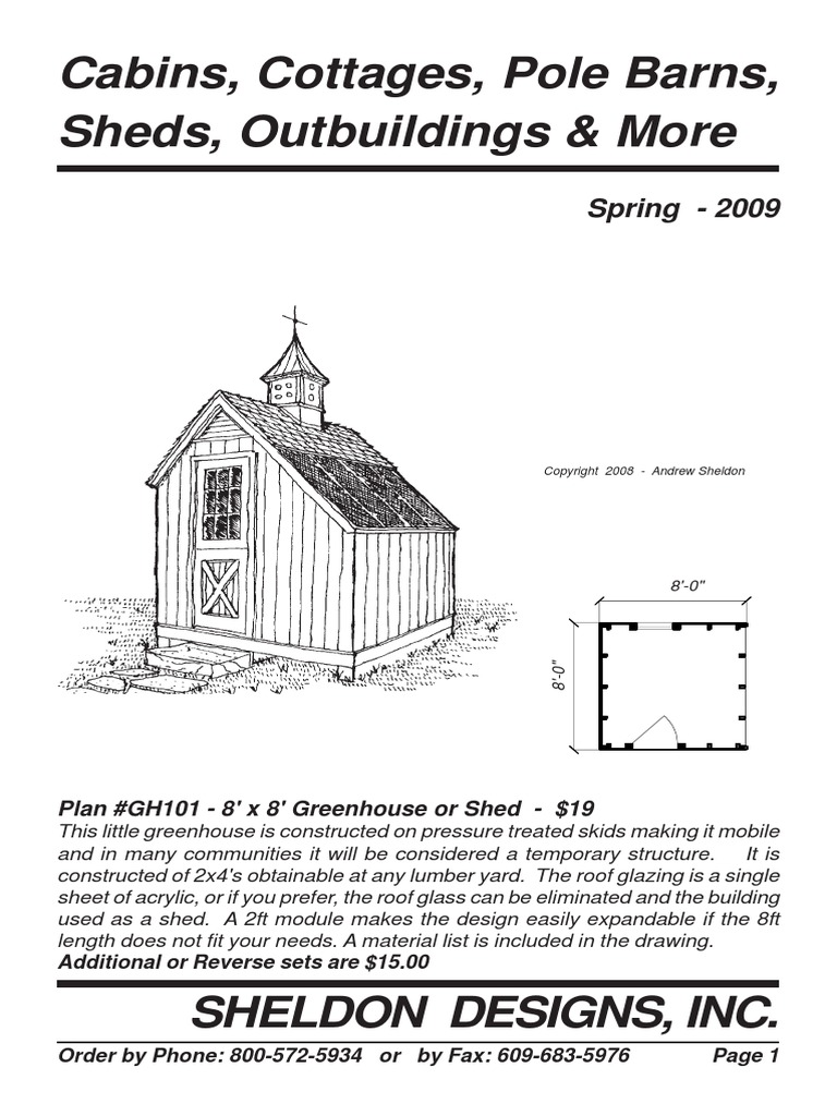 Cabins, Cottages, Pole Barns, Sheds, Outbuildings & More: Spring - 2009 ...