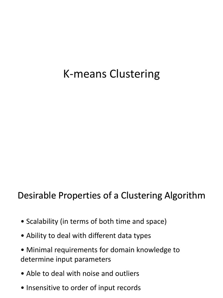 K Means | PDF | Cluster Analysis | Applied Mathematics
