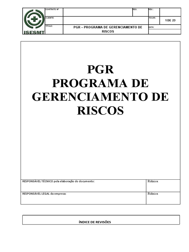 Modelo PGR Editável Isesmt2021 | PDF | Desenvolvimento profissional