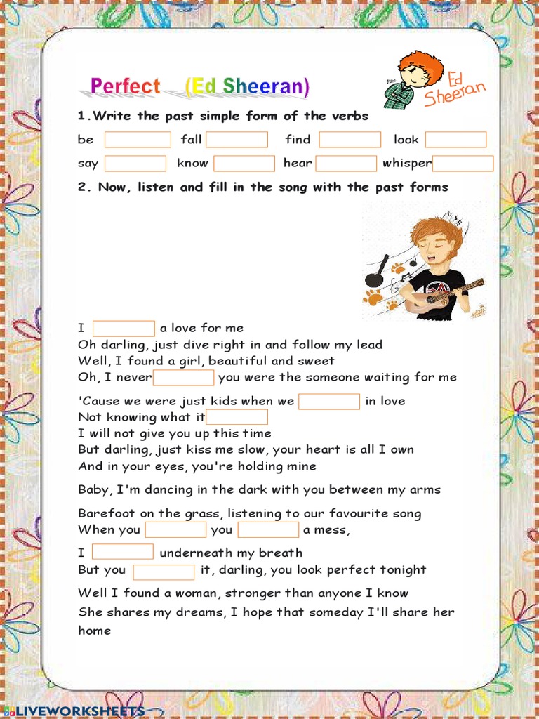 1.write The Past Simple Form of The Verbs | PDF