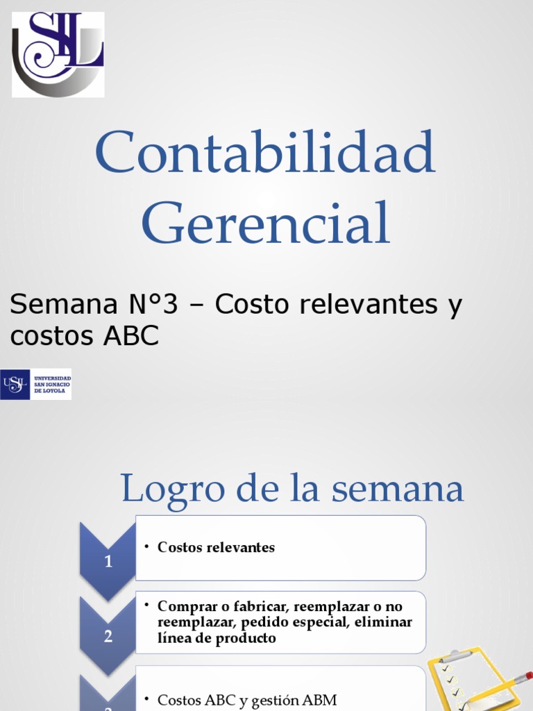 SEMANA - 3 Costos Relevantes y Costos ABC | PDF | Costo | Business