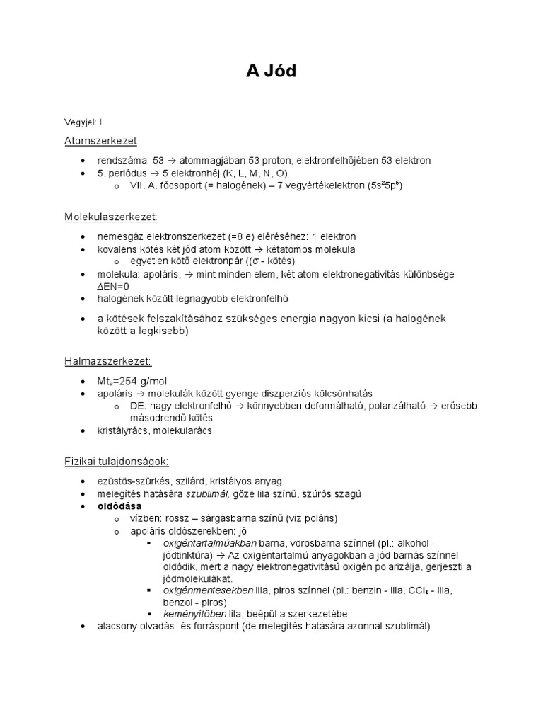 A Jód | PDF