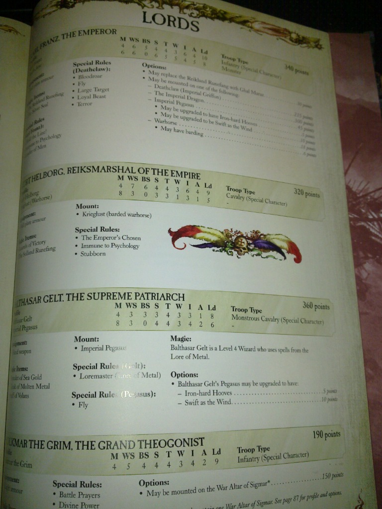 WHFB 8th Edition Empire Armybook | PDF