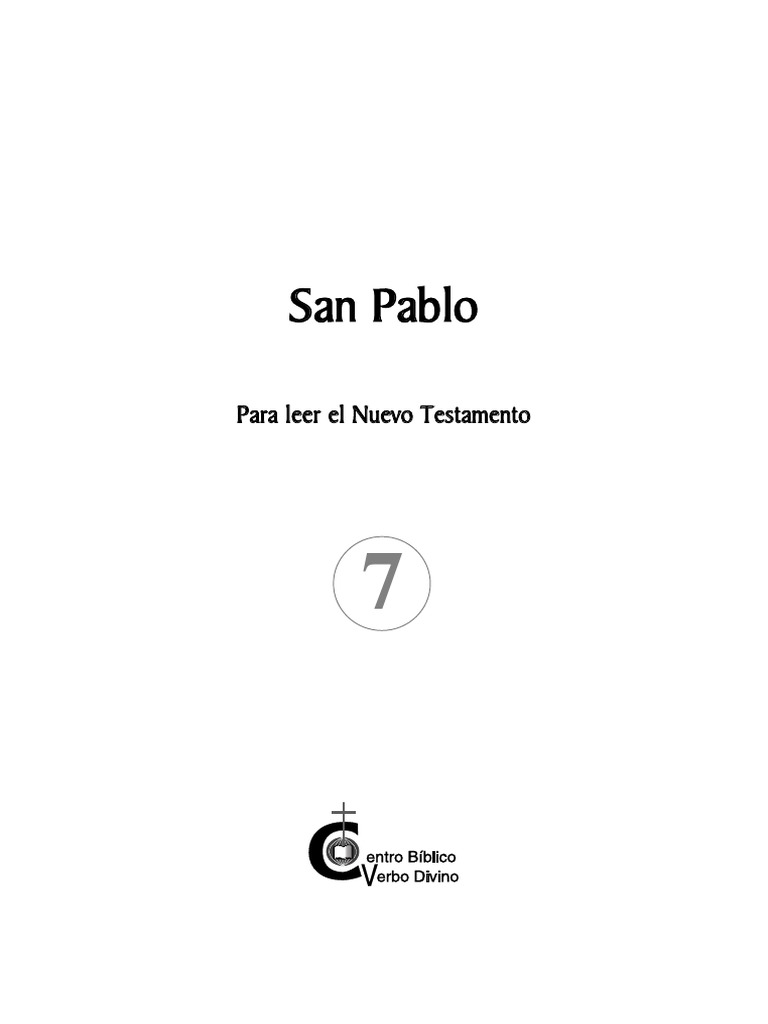 7 San Pablo | PDF | Pablo el apóstol | Jesús