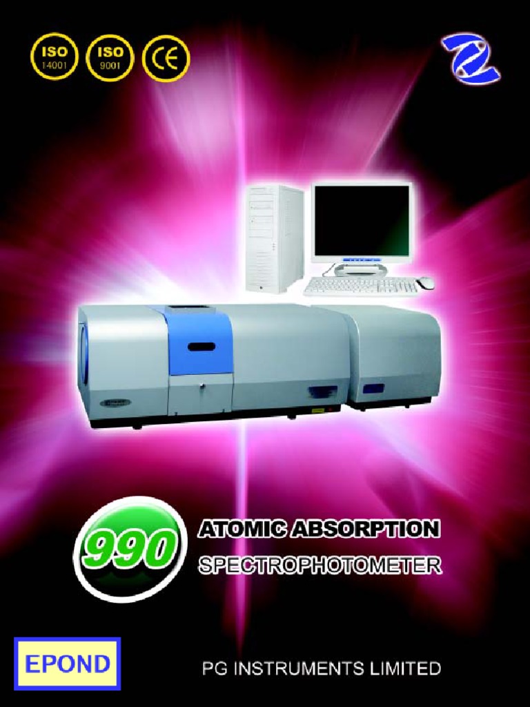 Aa 990 | PDF | Atomic Absorption Spectroscopy | Chemistry