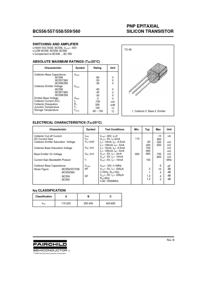 BC557 | Bipolar Junction Transistor | Electronic Engineering