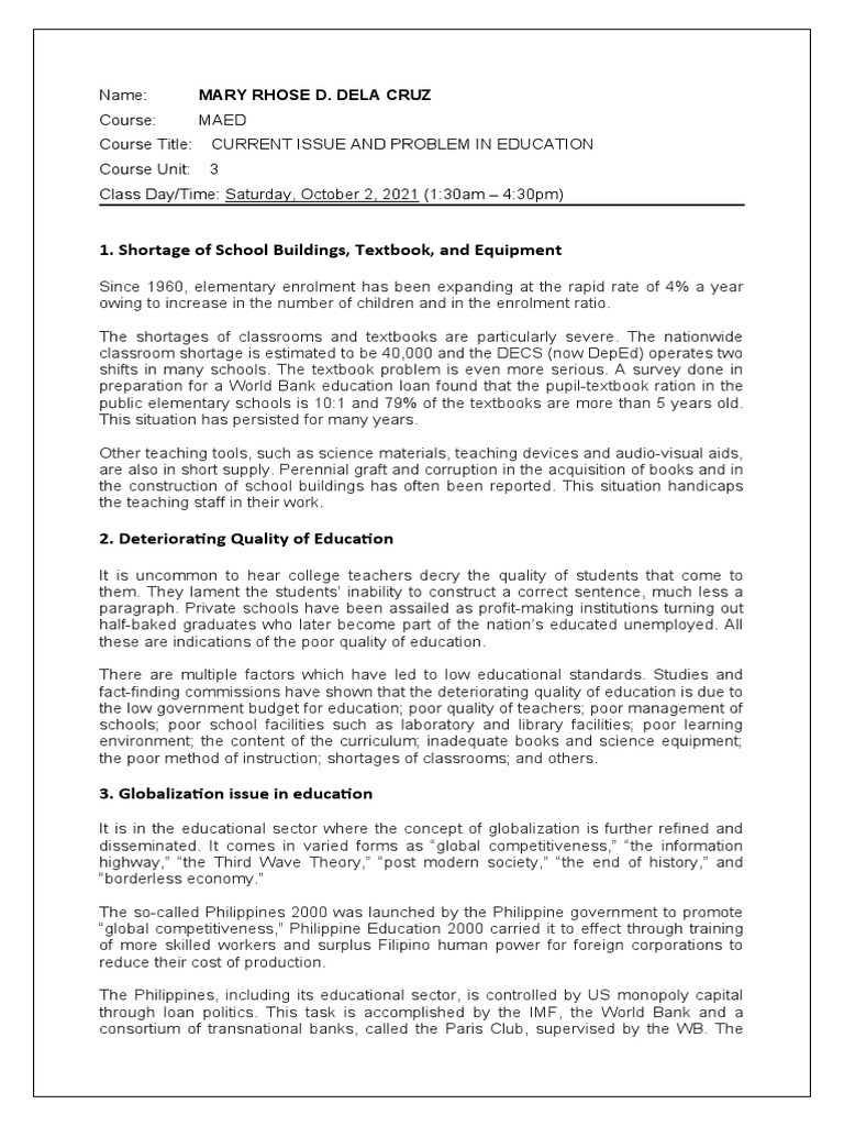 an-analysis-of-the-current-issues-and-problems-plaguing-the-philippine