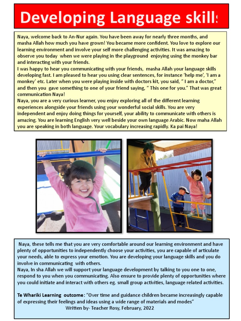 Developing Language Skill | PDF