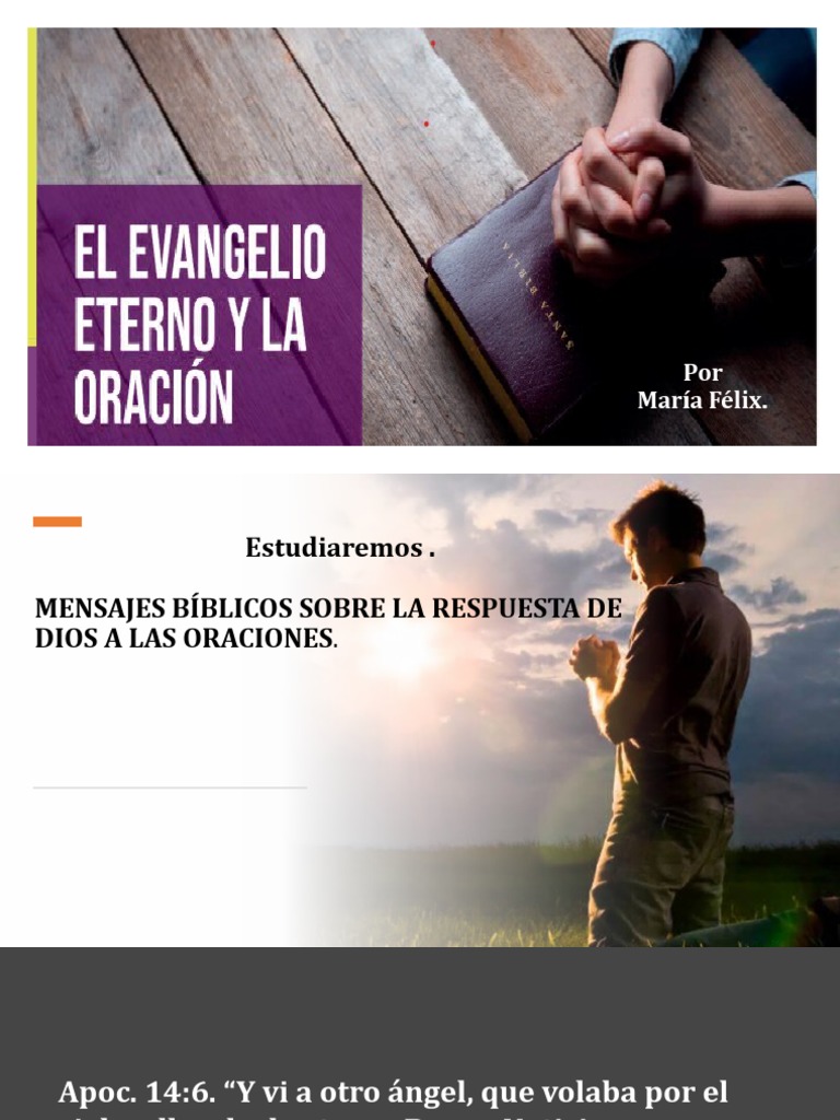 Sermón Sobre La Oración. | PDF | Oración | Creencia religiosa y doctrina