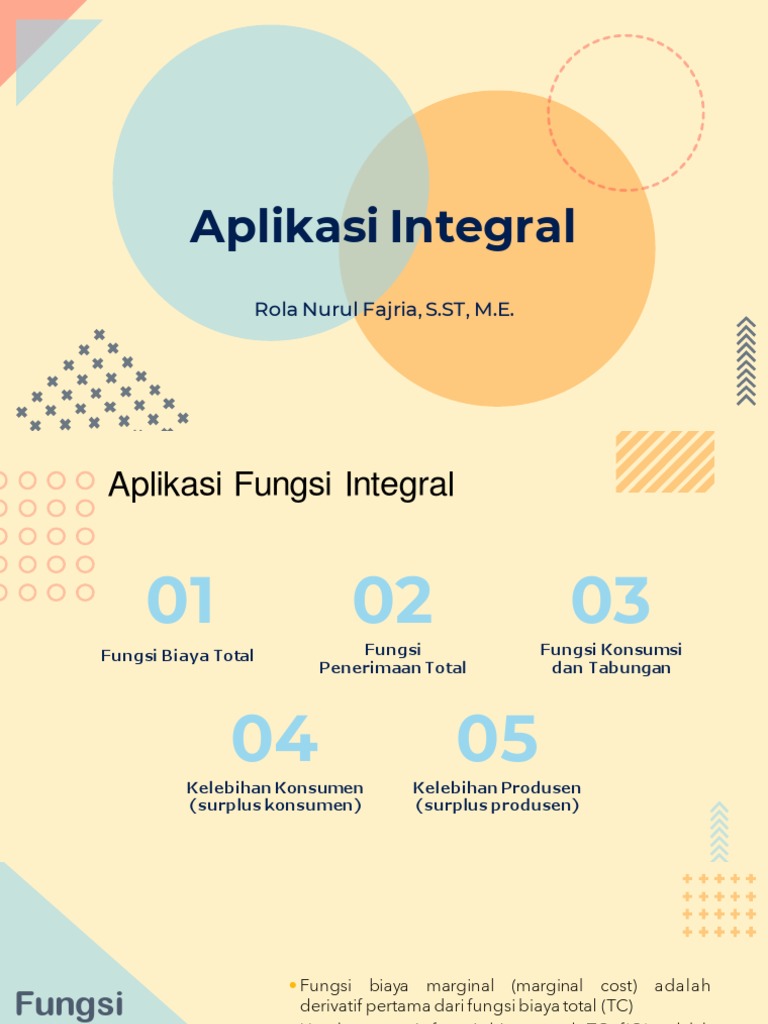 Aplikasi Integral | PDF