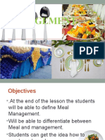 Meal Management Module Version 2 | PDF | Menu | Meal