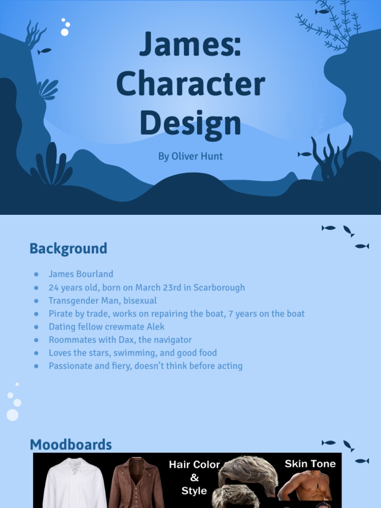 James: Character Design: by Oliver Hunt | PDF