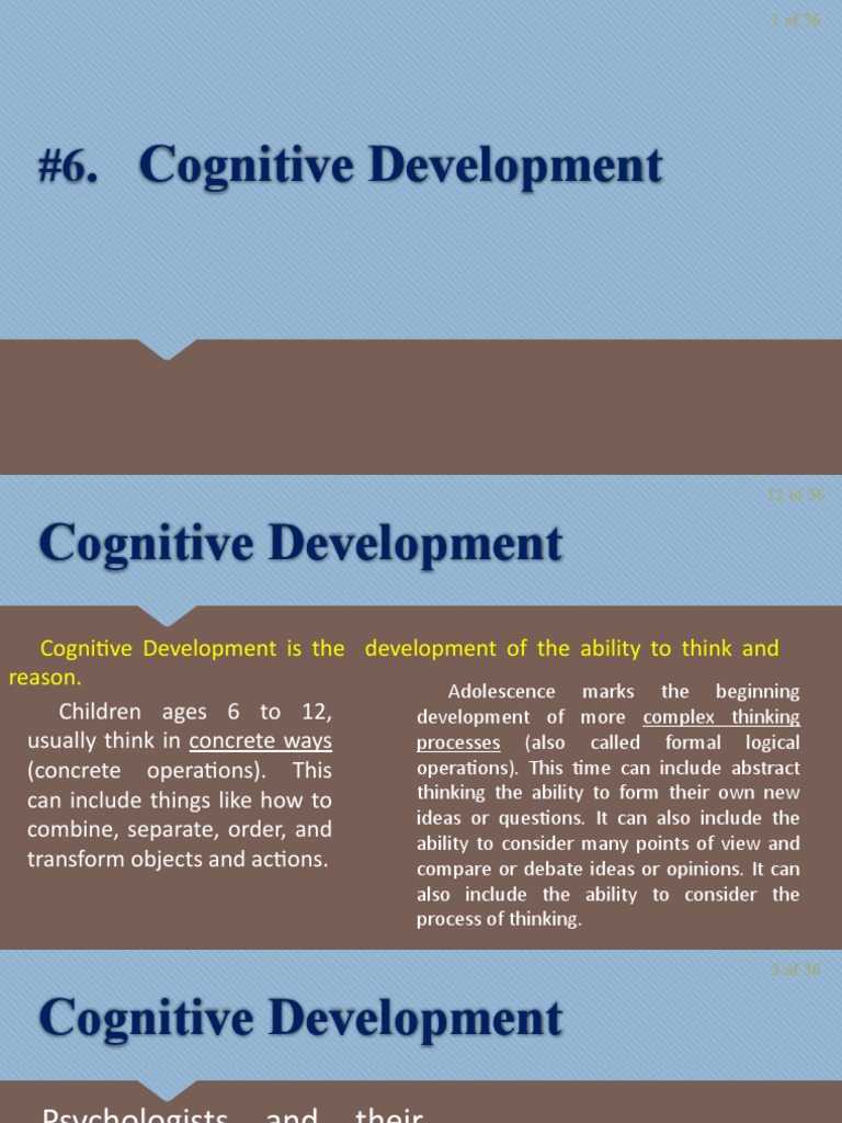 Cognitive Development | PDF | Cognitive Development | Classical ...