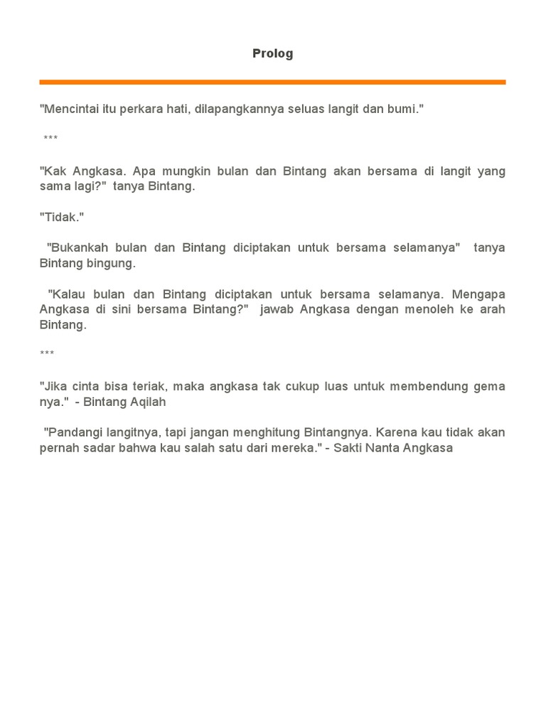 Novel Angkasa | PDF