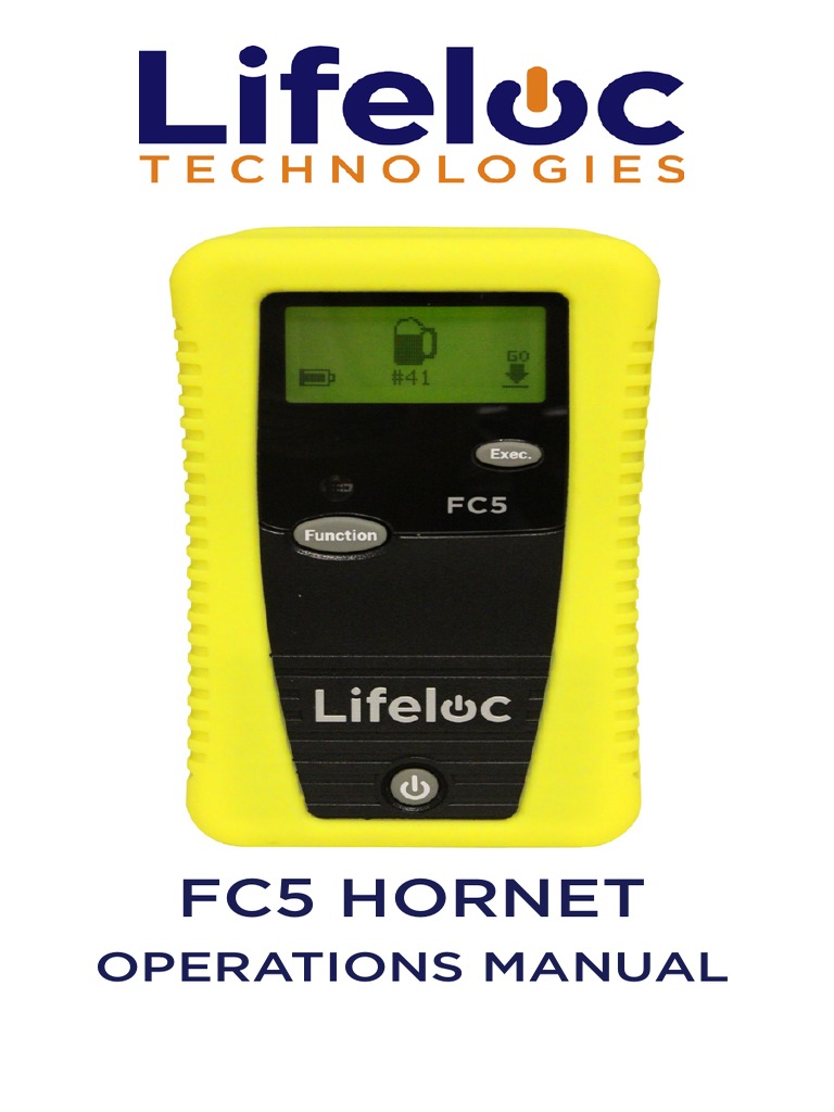 Fc5 Hornet: Operations Manual | PDF