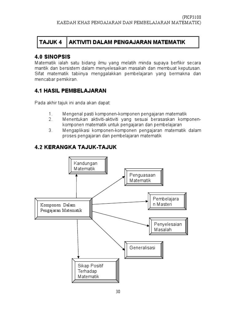 Modul Keadah Pemulihan Matematik Topik 4 | PDF