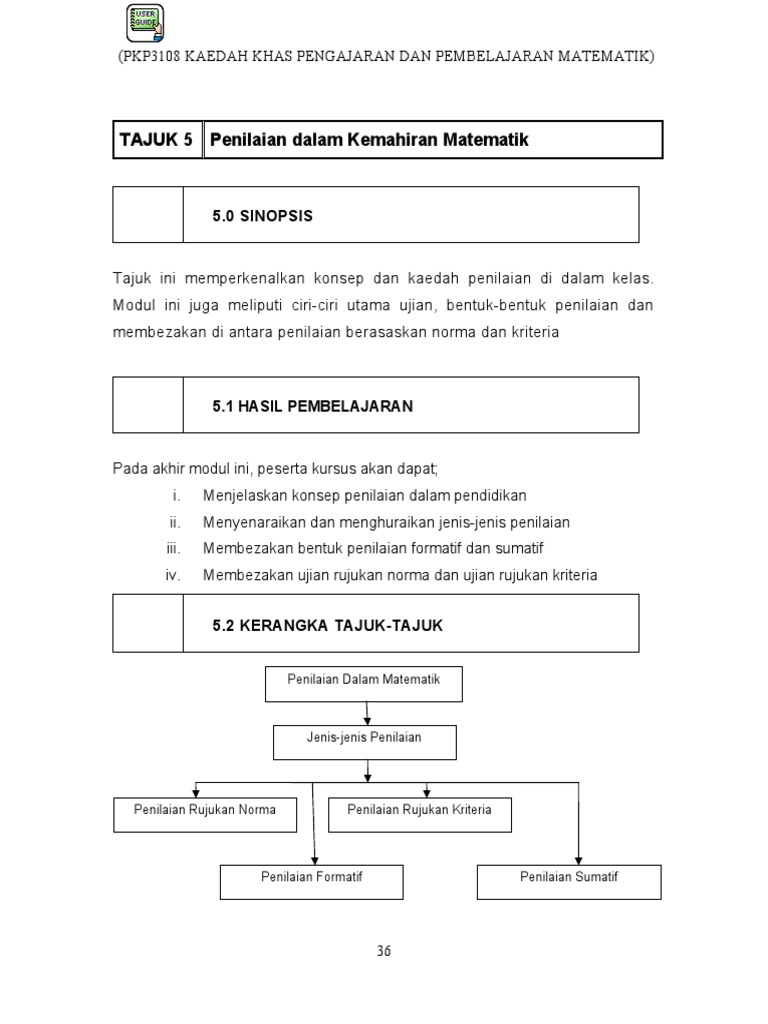 Modul Keadah Pemulihan Matematik Topik 5 | PDF