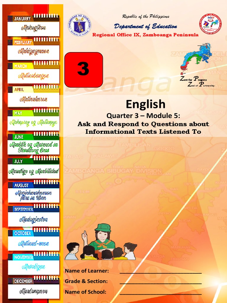 English: Quarter 3 - Module 5 | PDF