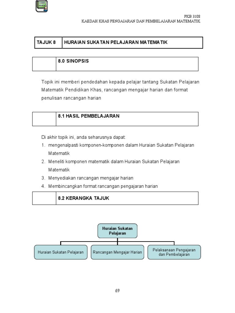 Modul Keadah Pemulihan Matematik Topik 8 | PDF