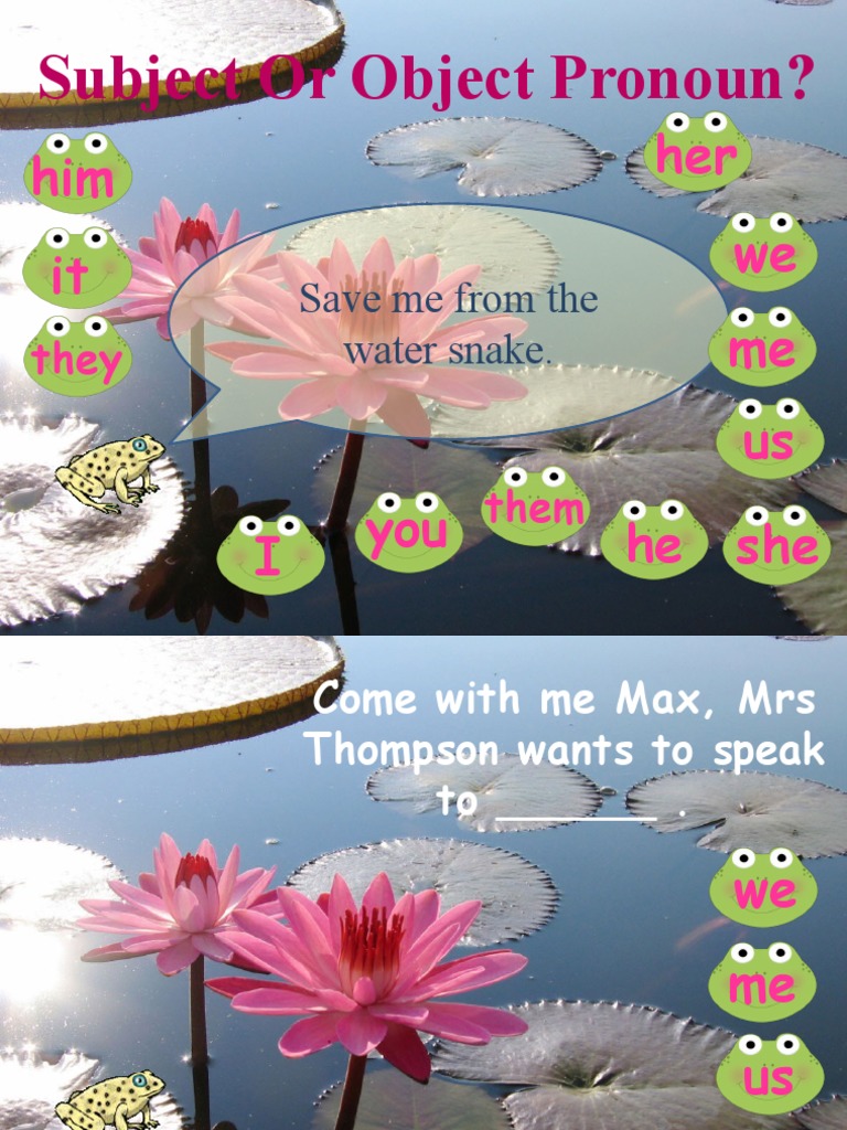 Pronoun Usage Practice Quiz | PDF