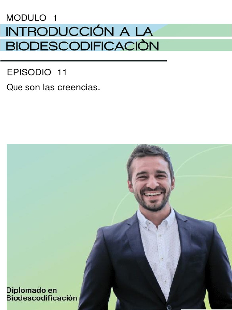 Módulo1. Episodio11 Que Son Los Creencias 1 | PDF | Mente | Aprendizaje