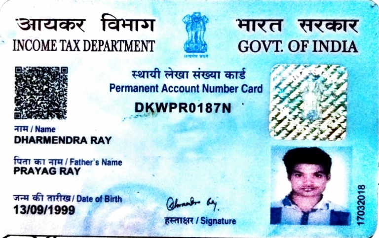 PAN Card Details for Dharmendra Ray | PDF