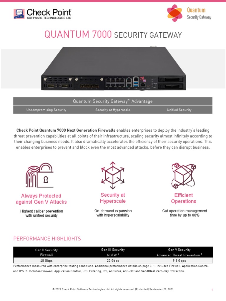CP 7000 Security Gateway Datasheet | PDF | Computing | Communications ...