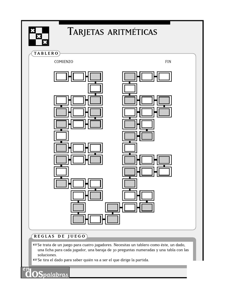 2juego (Tarjetas Aritméticas) Grupo Azarquiel-SM | PDF | Matemática ...