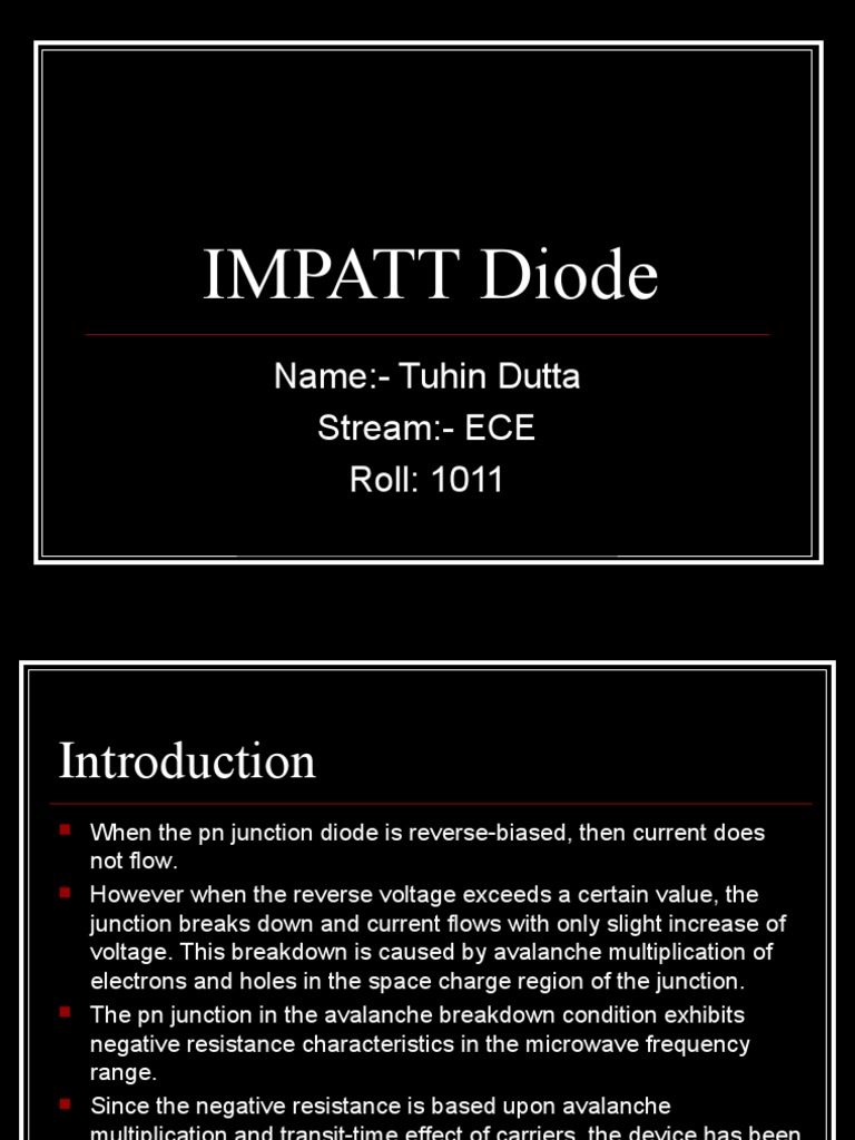 Impatt Diode