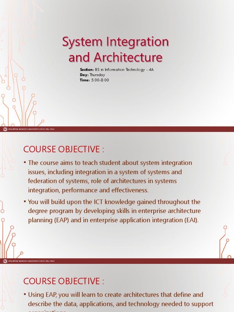 System Integration and Architecture - P1 | Download Free PDF | System ...