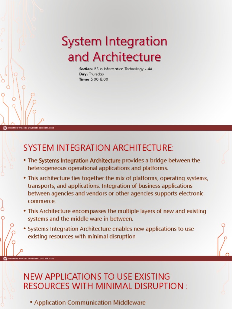 System Integration and Architecture - P2 | PDF | Databases | Business ...