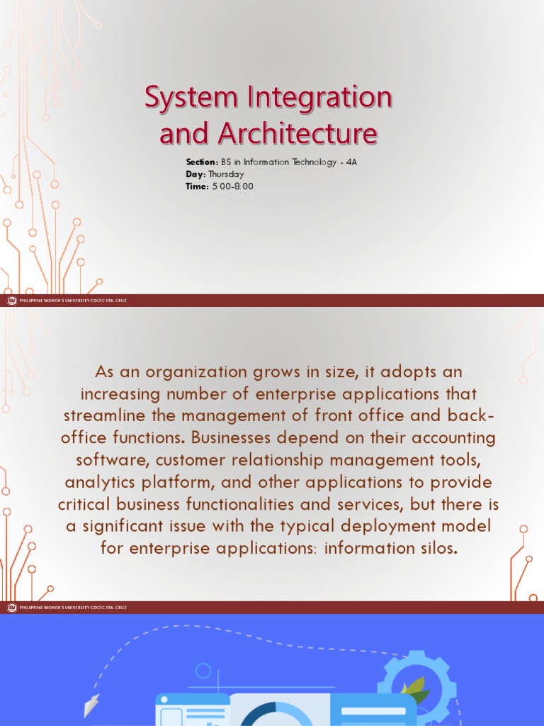 System Integration and Architecture - P8 | PDF | Databases | Enterprise ...