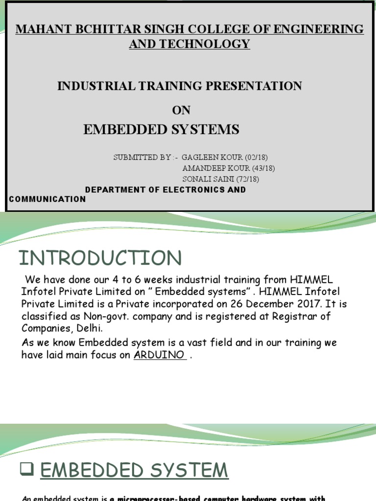 Arduino FINAL Presentation... AGS | PDF | Arduino | Direct Current