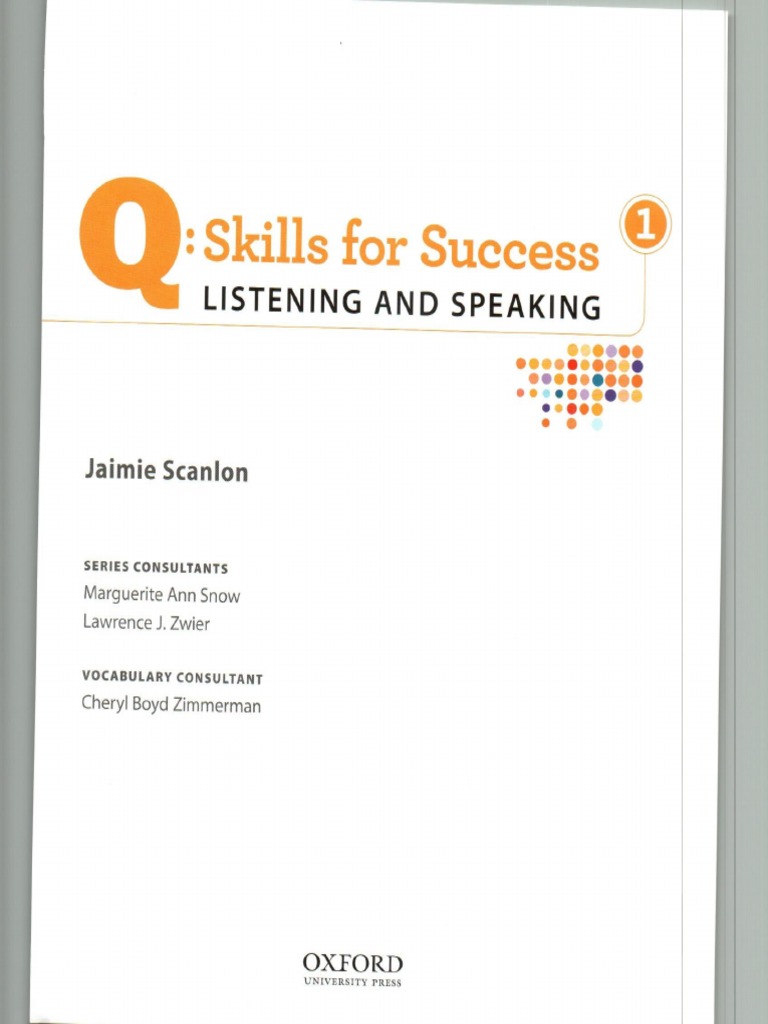 Listening and Speaking 1 | PDF