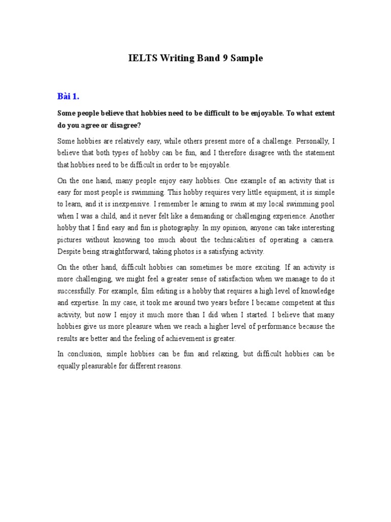 IELTS Writing Band 9 Sample | PDF | Animal Testing | Experiment