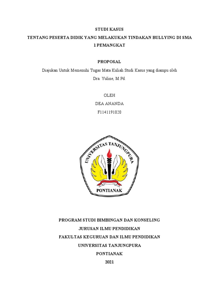 Uas Studi Kasus (Proposal) | PDF