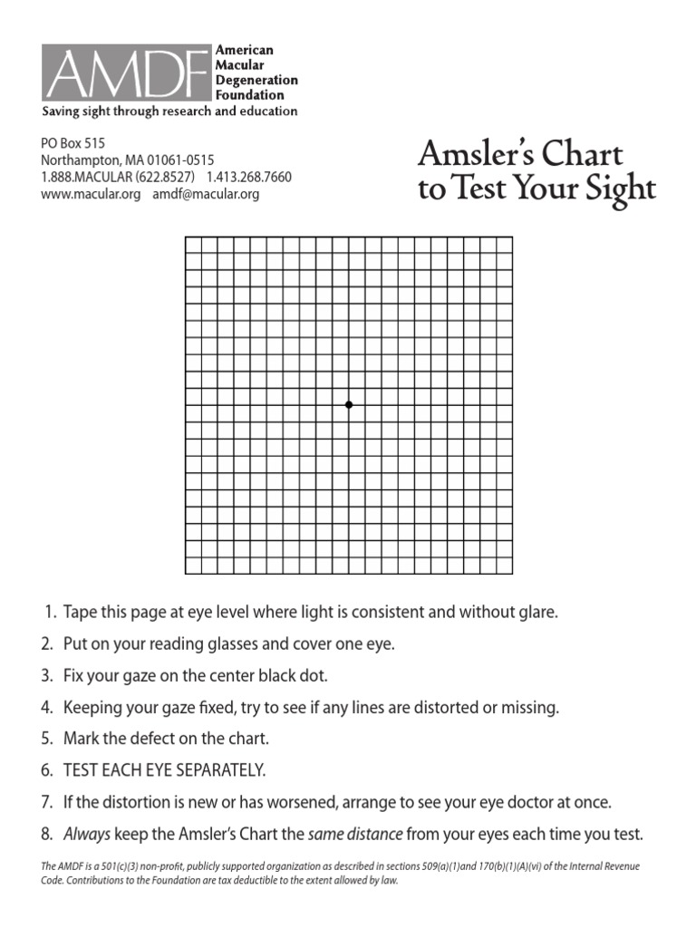 Amsler Chart | PDF